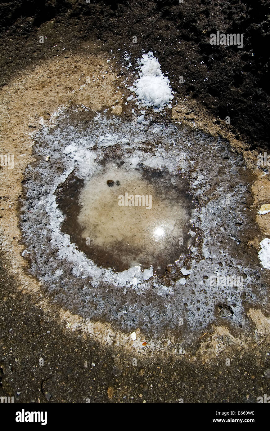 Roman lighthouse salt saline sea coast in Ventotene island Stock Photo ...