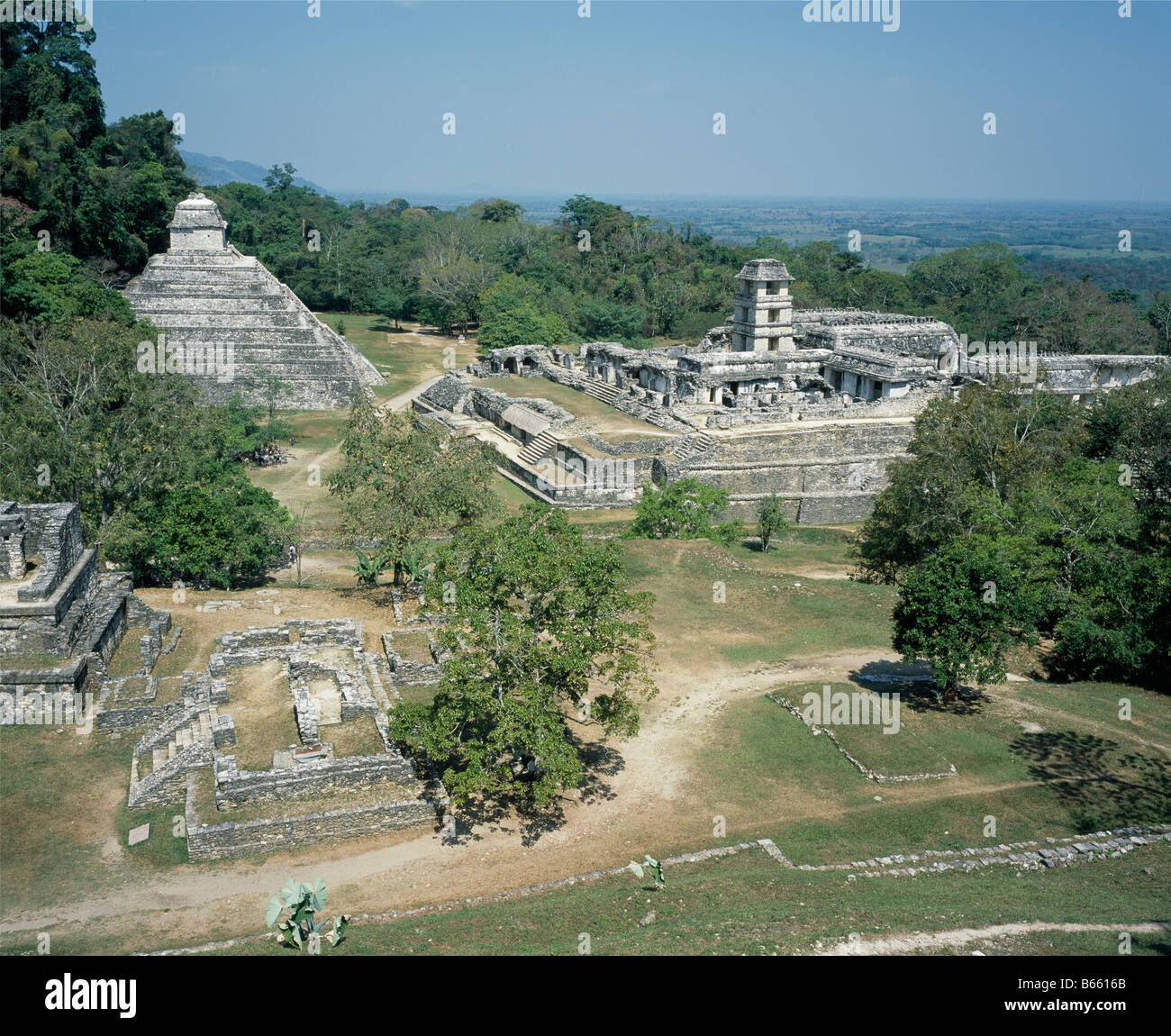 Mexico Palenque General View Stock Photo - Alamy
