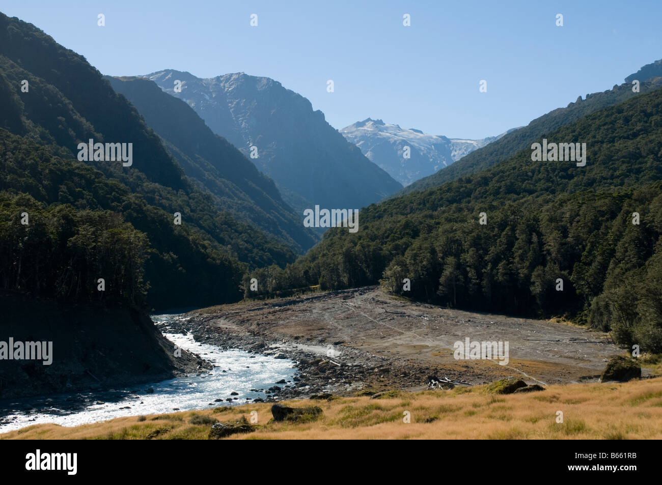 Mount Anstead and the Dart River valley, Rees Dart track, Mount ...