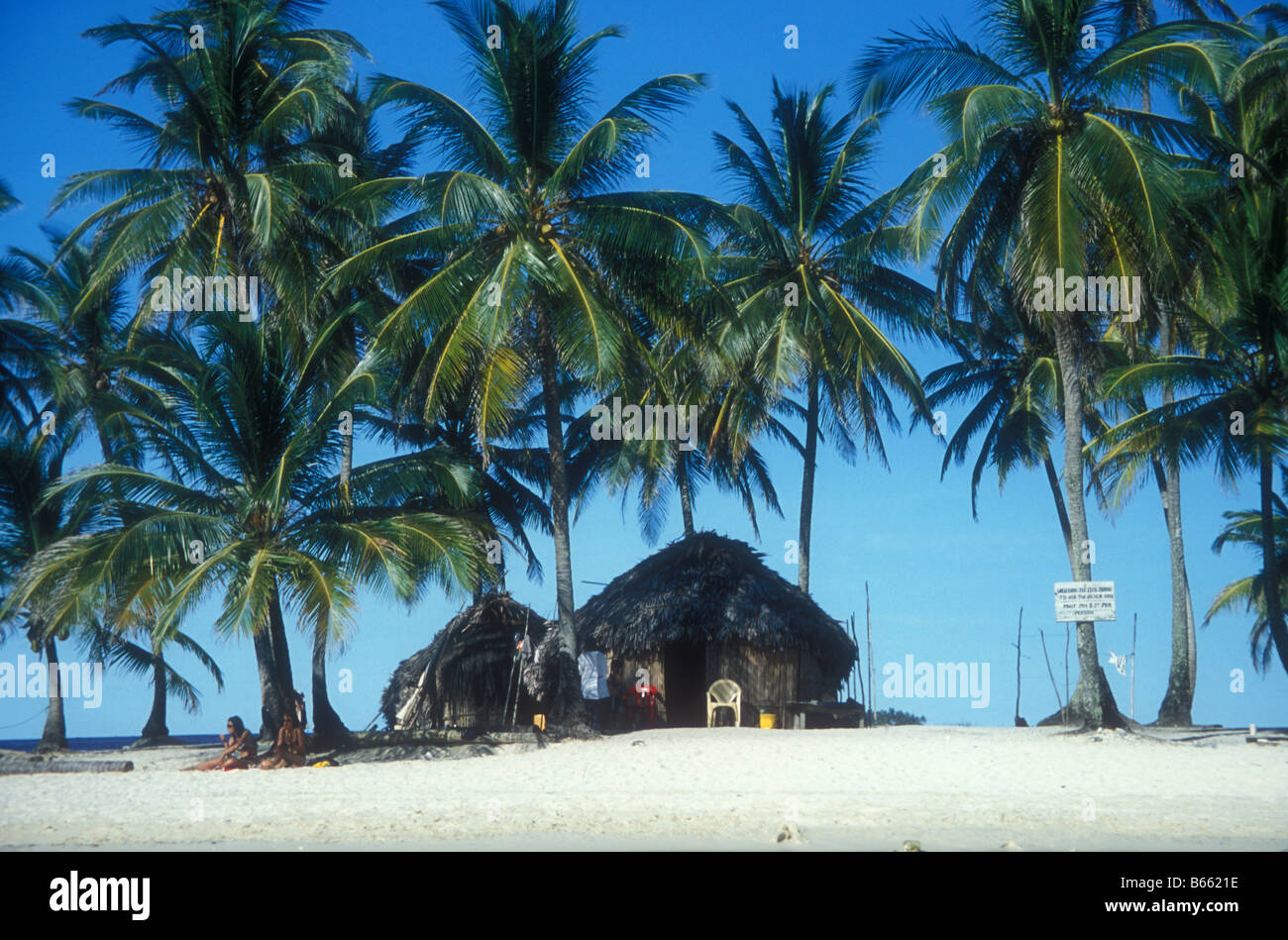 Kuna Island Sans Blas Islands Panama Stock Photo - Alamy
