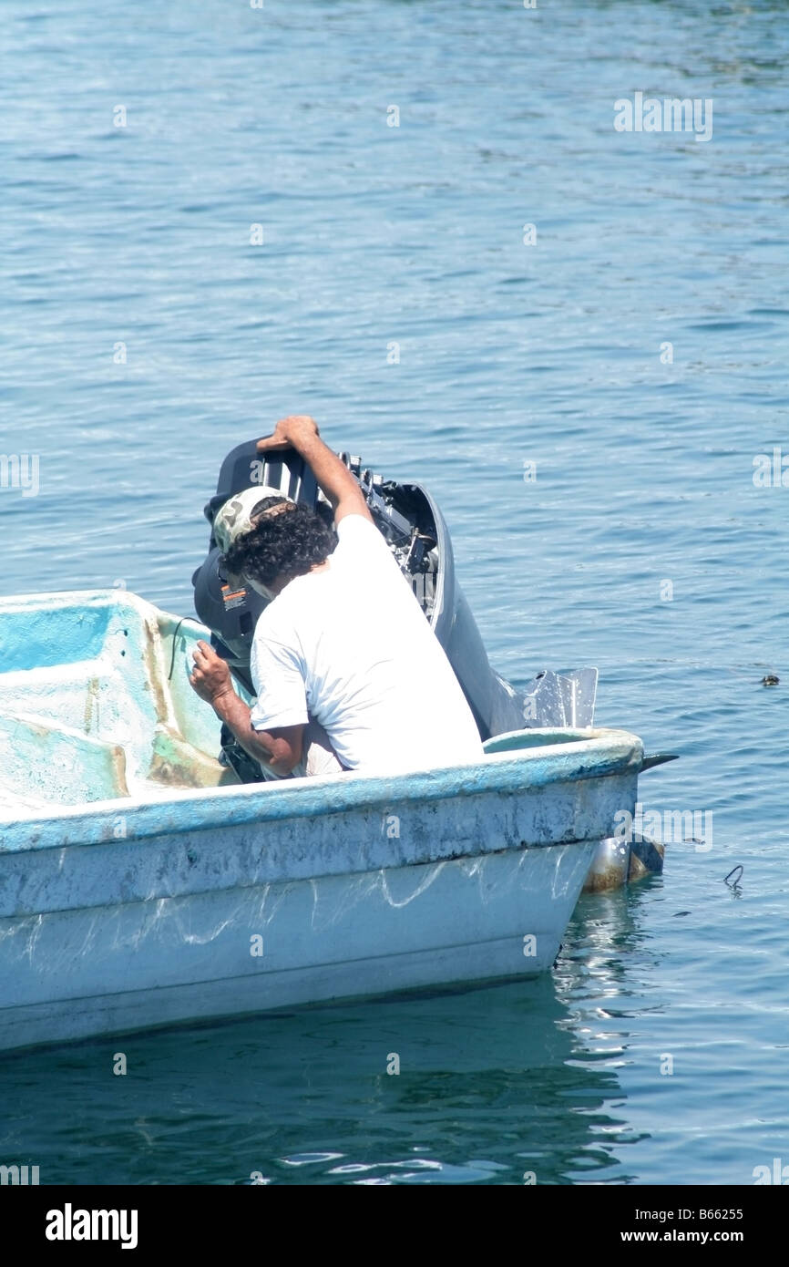 Fixing engine on boat hi-res stock photography and images - Alamy