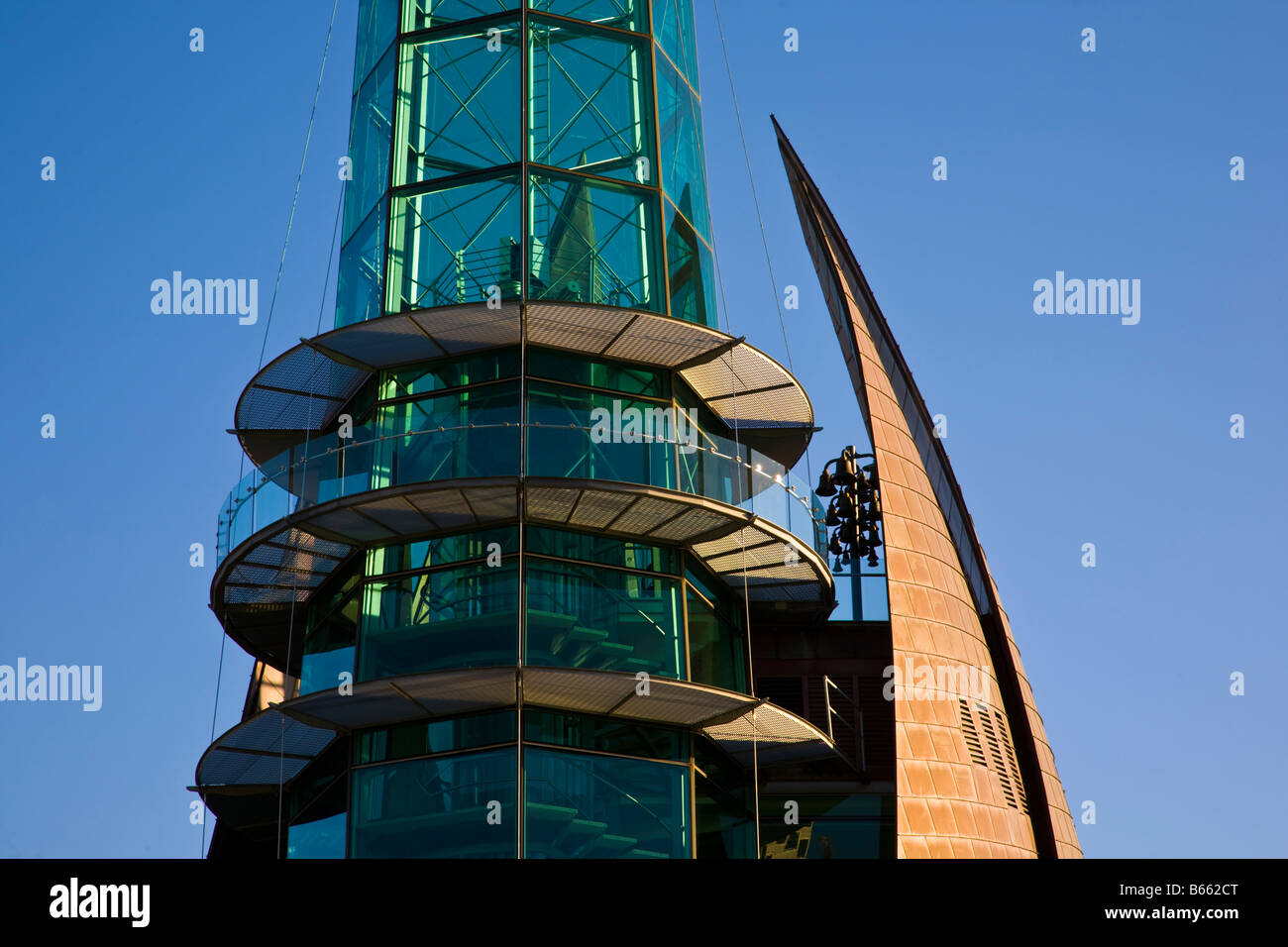 Close Up Look At The Swan Bells Tower Perth Western Australia Stock ...