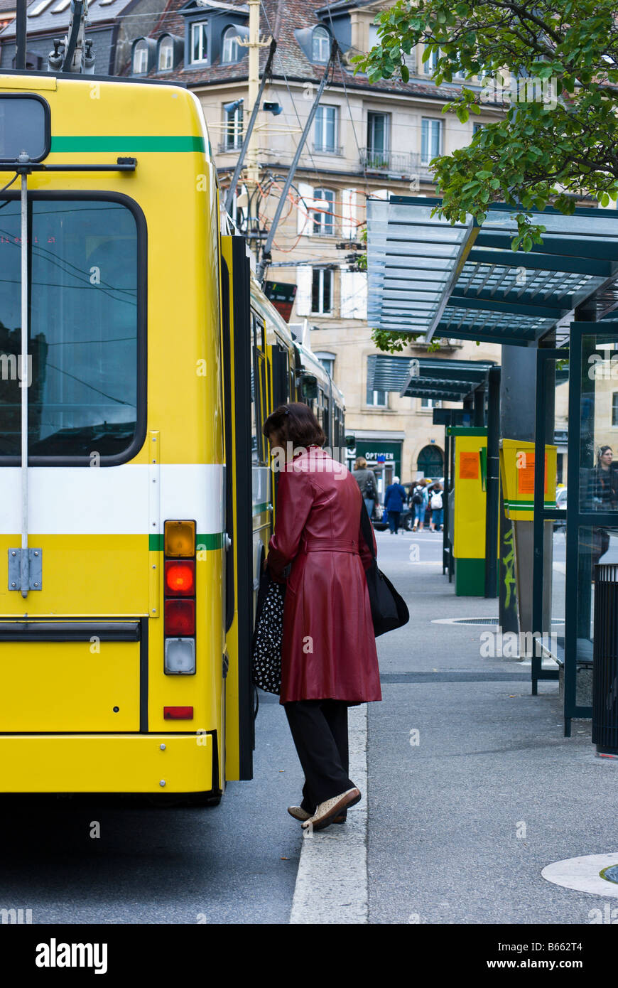 Getting there by bus hi-res stock photography and images - Alamy