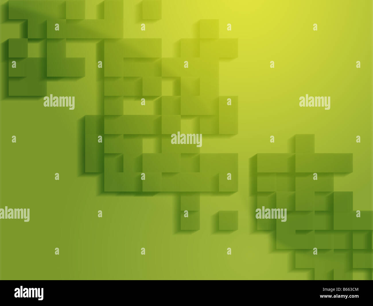 Abstract illustration wallpaper of geometric shape blocks Stock Photo ...