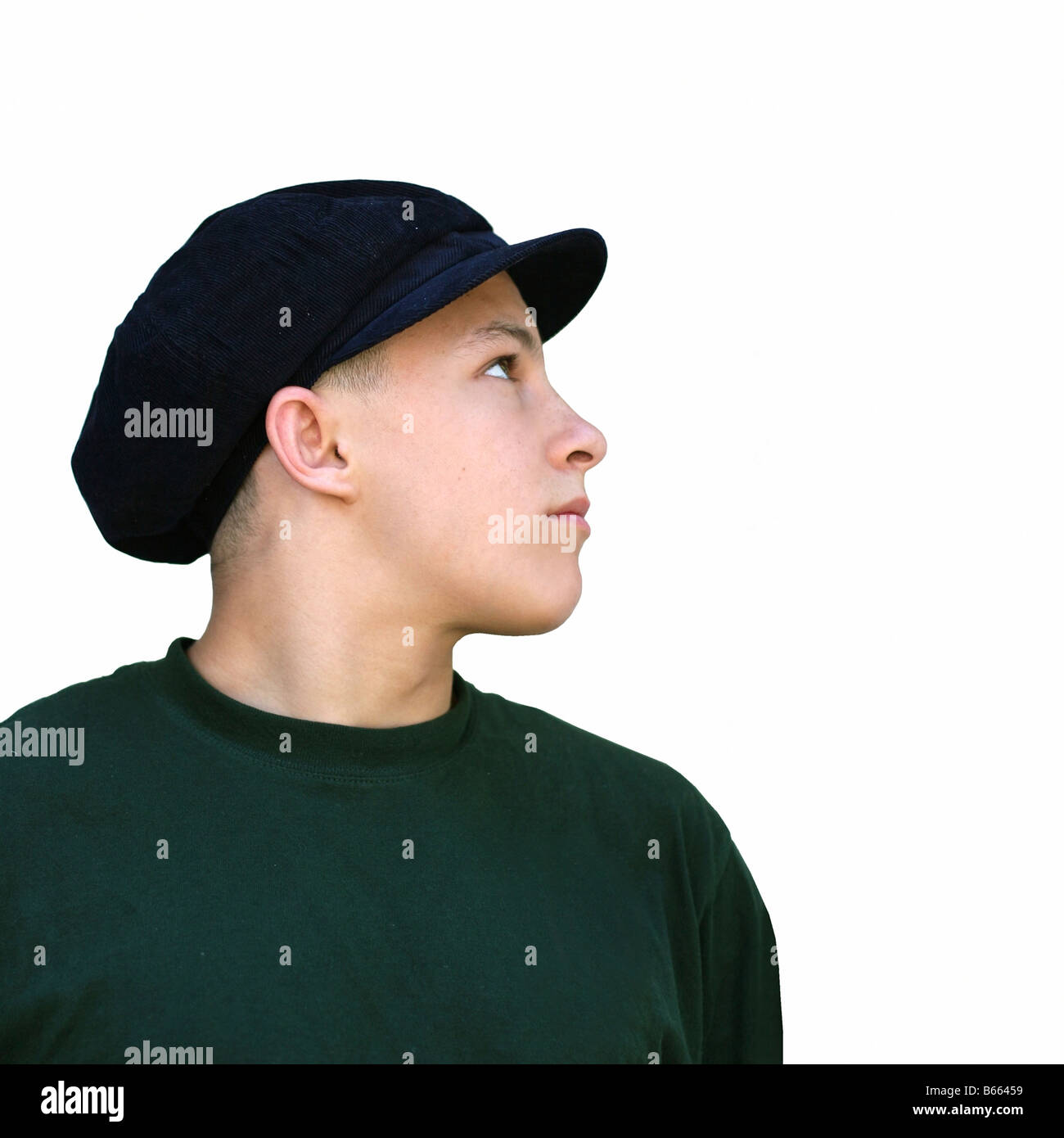 Profile of a boy Stock Photo - Alamy