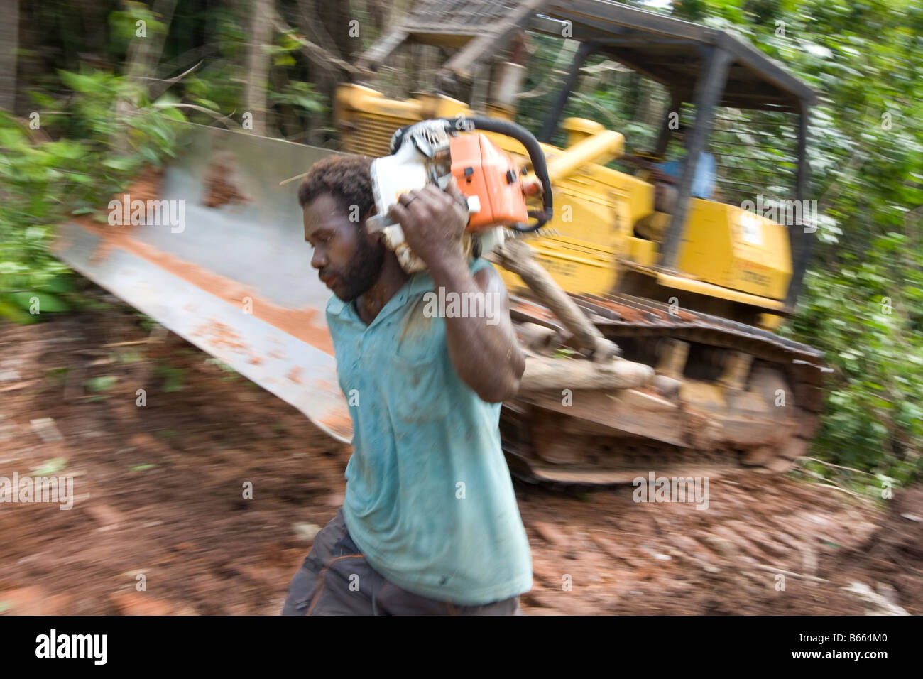 Logging papua new guinea hi-res stock photography and images - Alamy