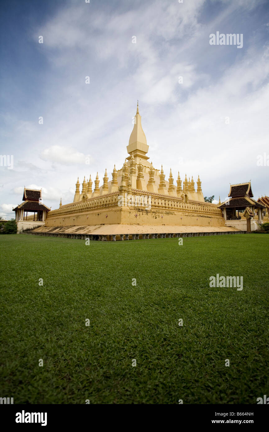 That Luang temple, Vientiane, Laos Stock Photo - Alamy