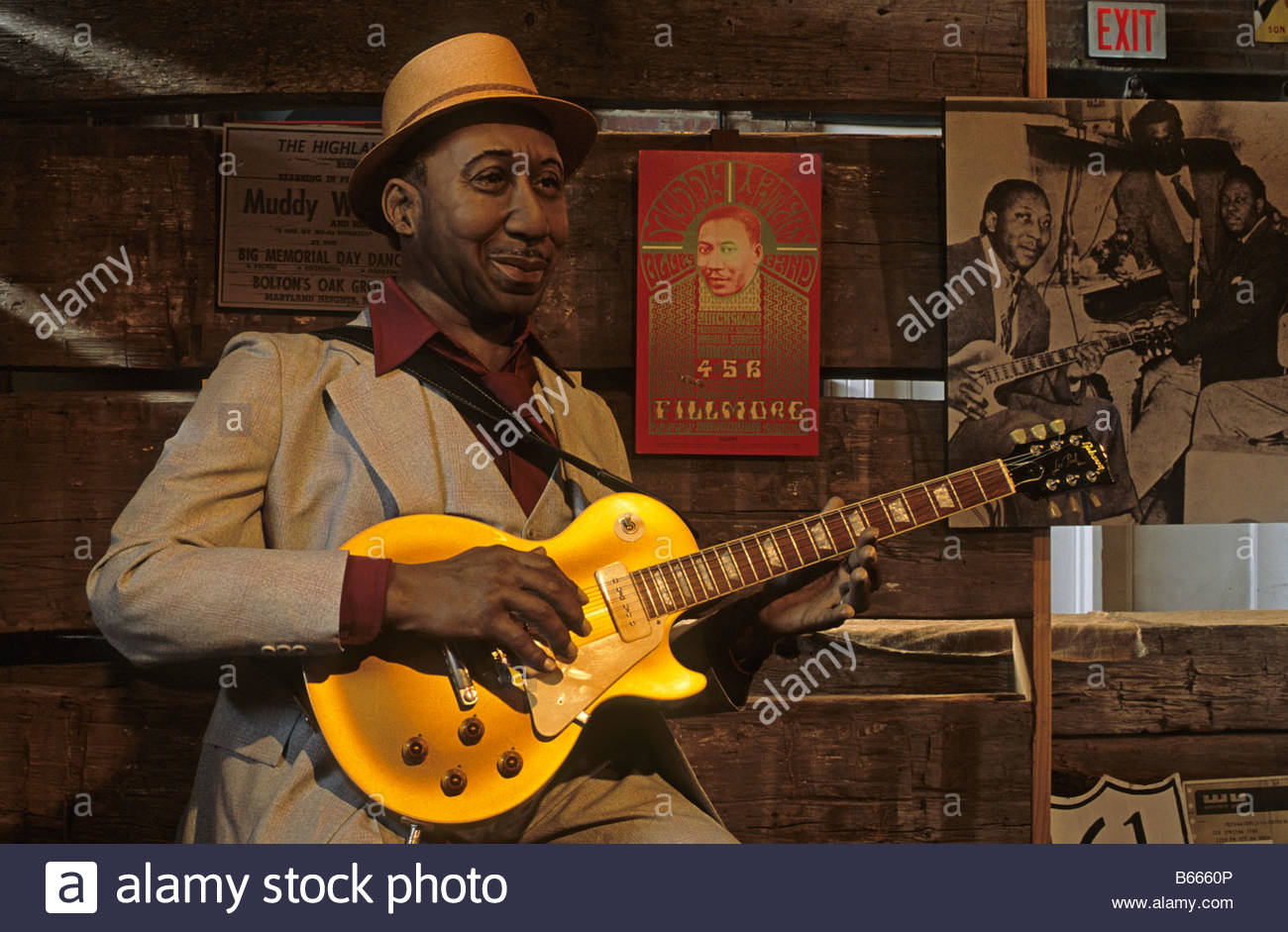 Muddy Waters Figure Delta Blues Museum Clarksdale Mississippi US Stock ... Muddy Waters Figure Delta Blues Museum Clarksdale Mississippi US Stock ...