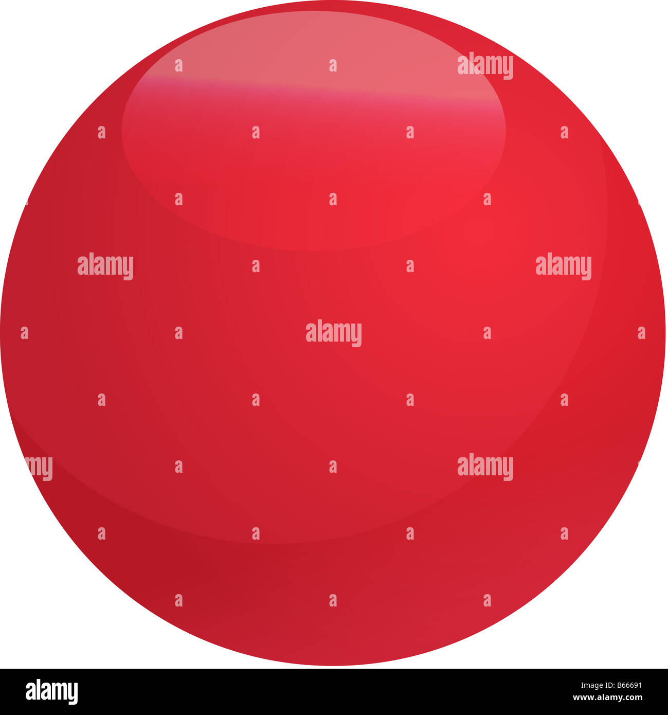 Illustration of blank glossy sphere with reflective surface Stock Photo ...