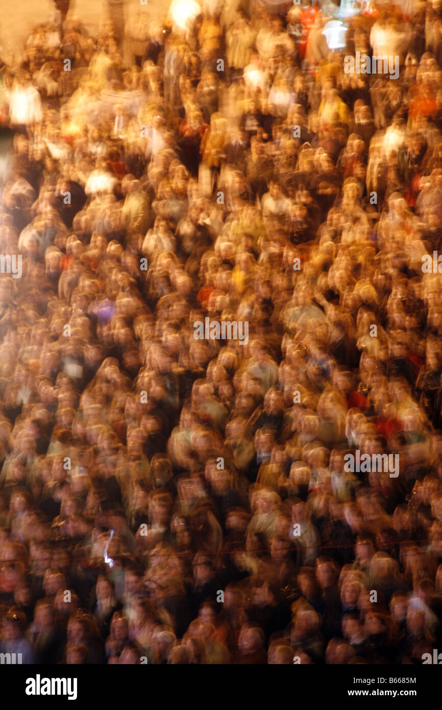 abstract scene crowd people at music concert night Stock Photo - Alamy