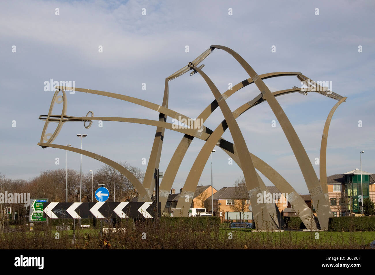 Spitfire Island Castle Bromwich Birmingham West Midlands England Stock ...