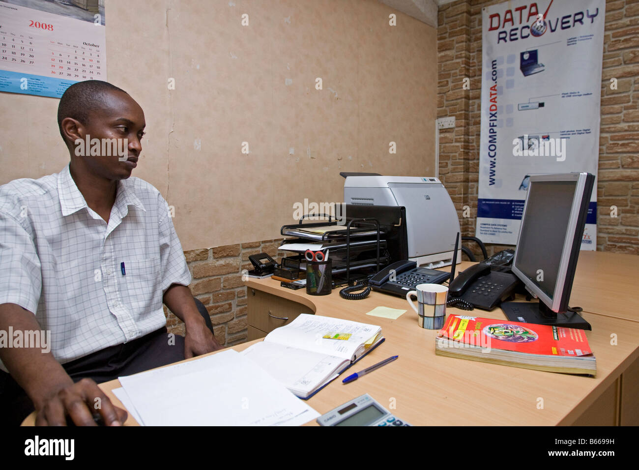 Data recovery service Nairobi Kenya Africa Stock Photo - Alamy