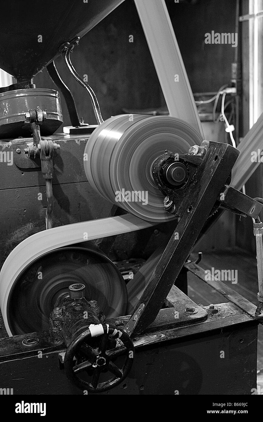 Grinding Machine in Water Mill Stock Photo - Alamy