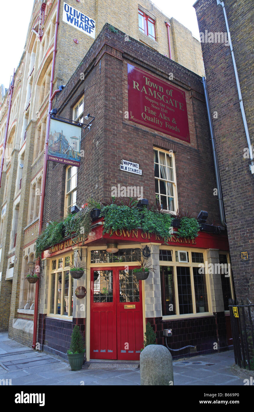 Town of ramsgate wapping hi-res stock photography and images - Alamy