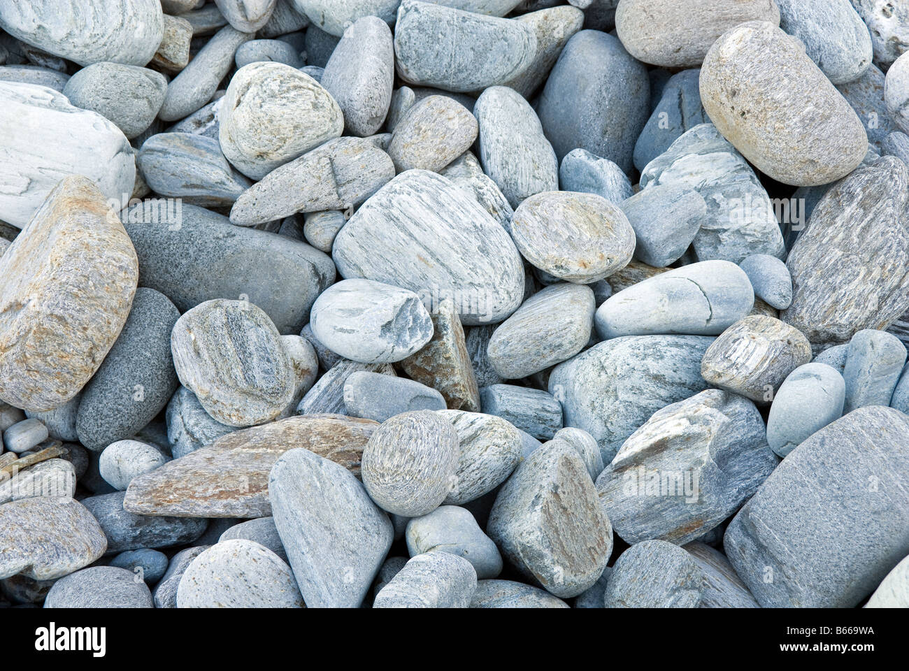 Pebbles on the Beach Stock Photo - Alamy
