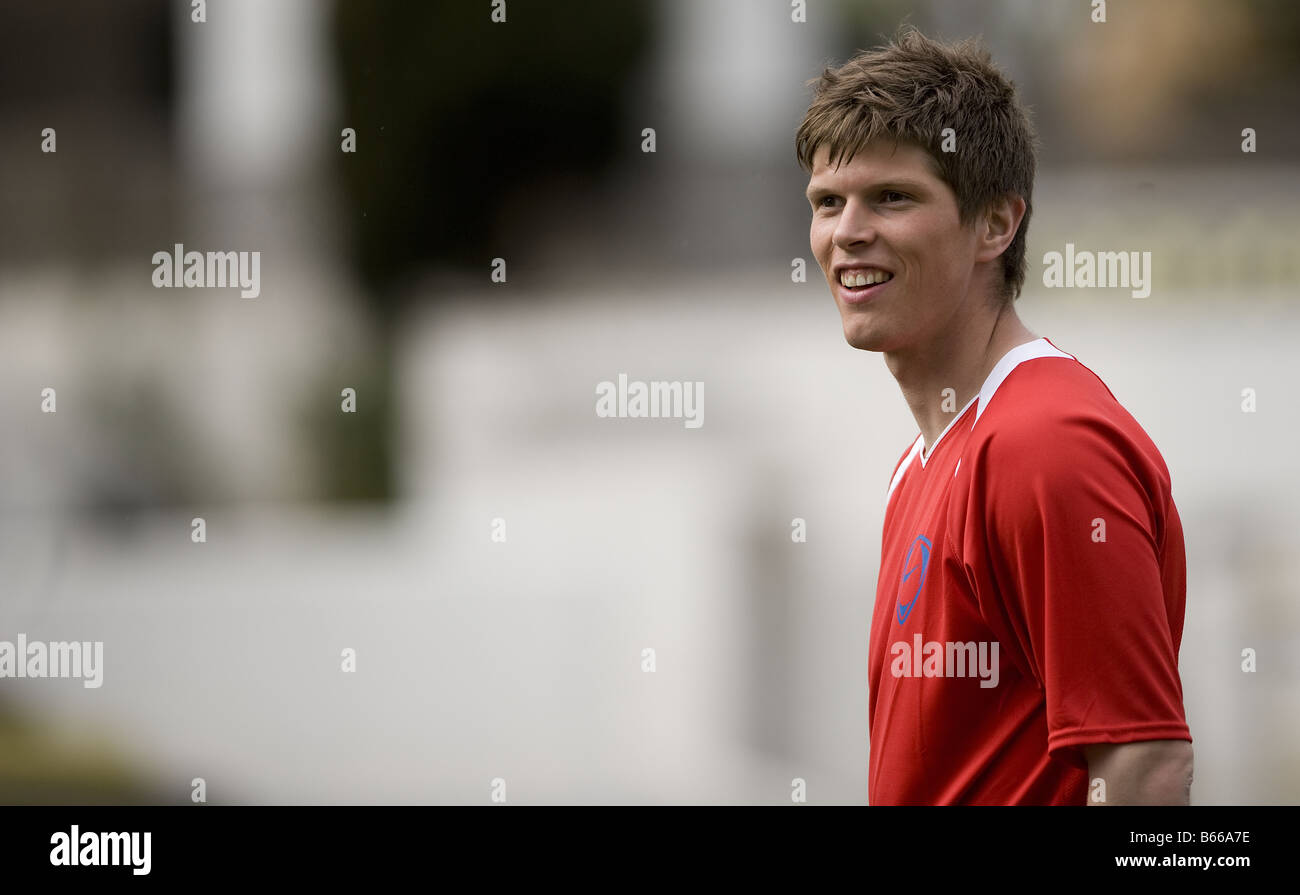 Klaas Jan Huntelaar during a Photo Shoot March 13 2008 in Barcelona ...