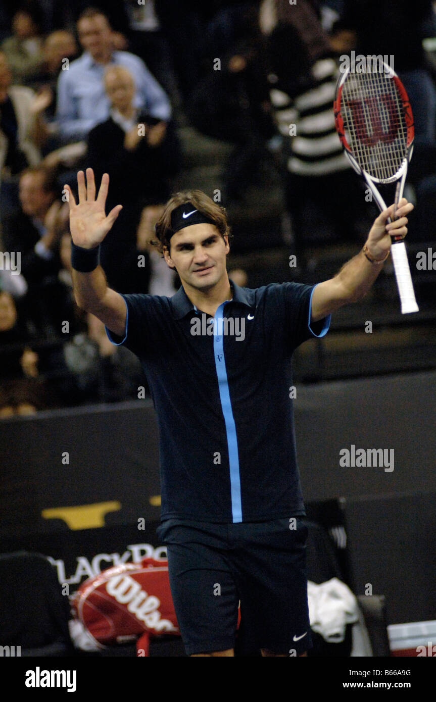 Roger Federer, The Venetian Macao Tennis Showdown 2008 Stock Photo - Alamy
