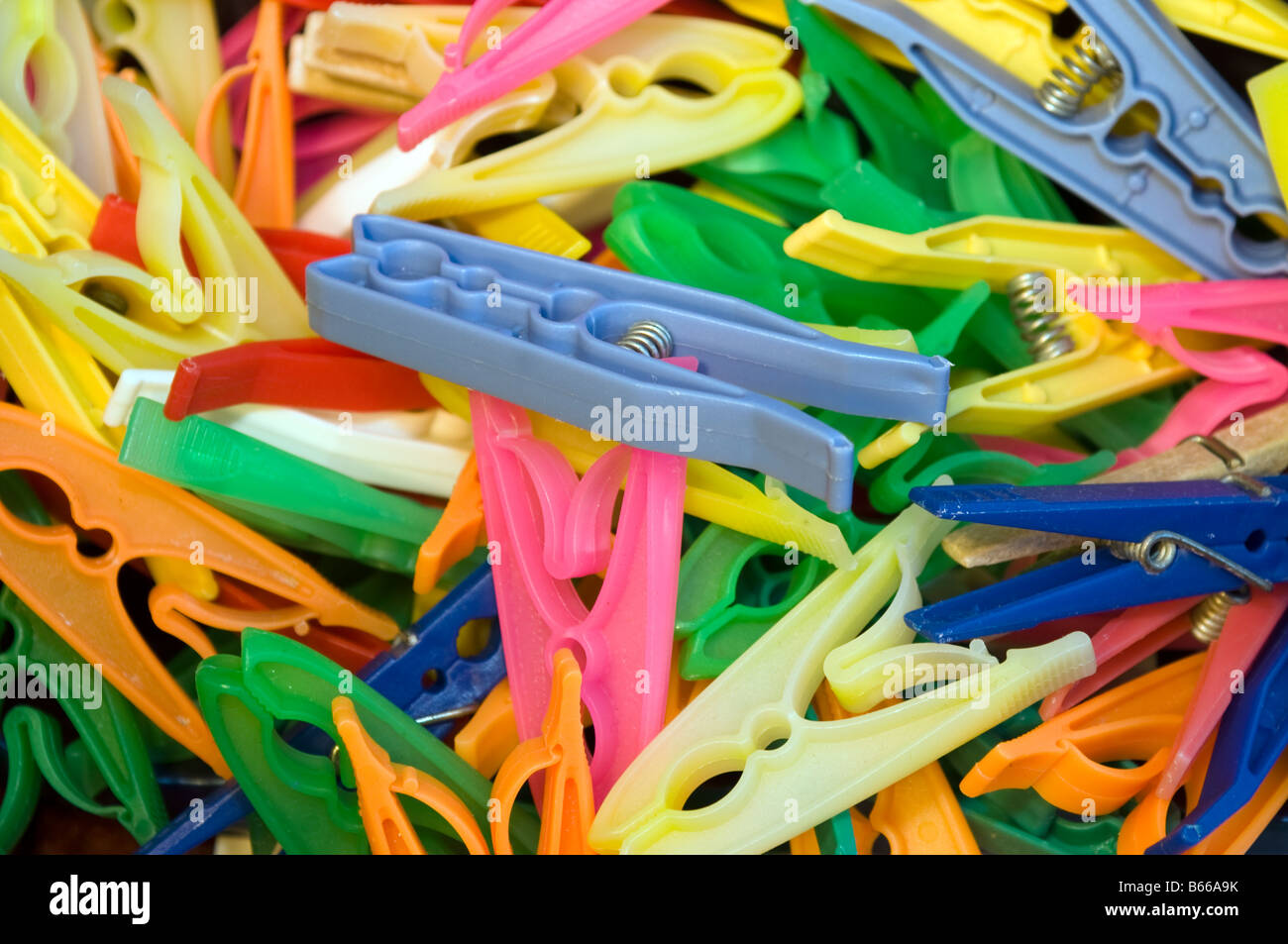 clothes pegs Stock Photo - Alamy