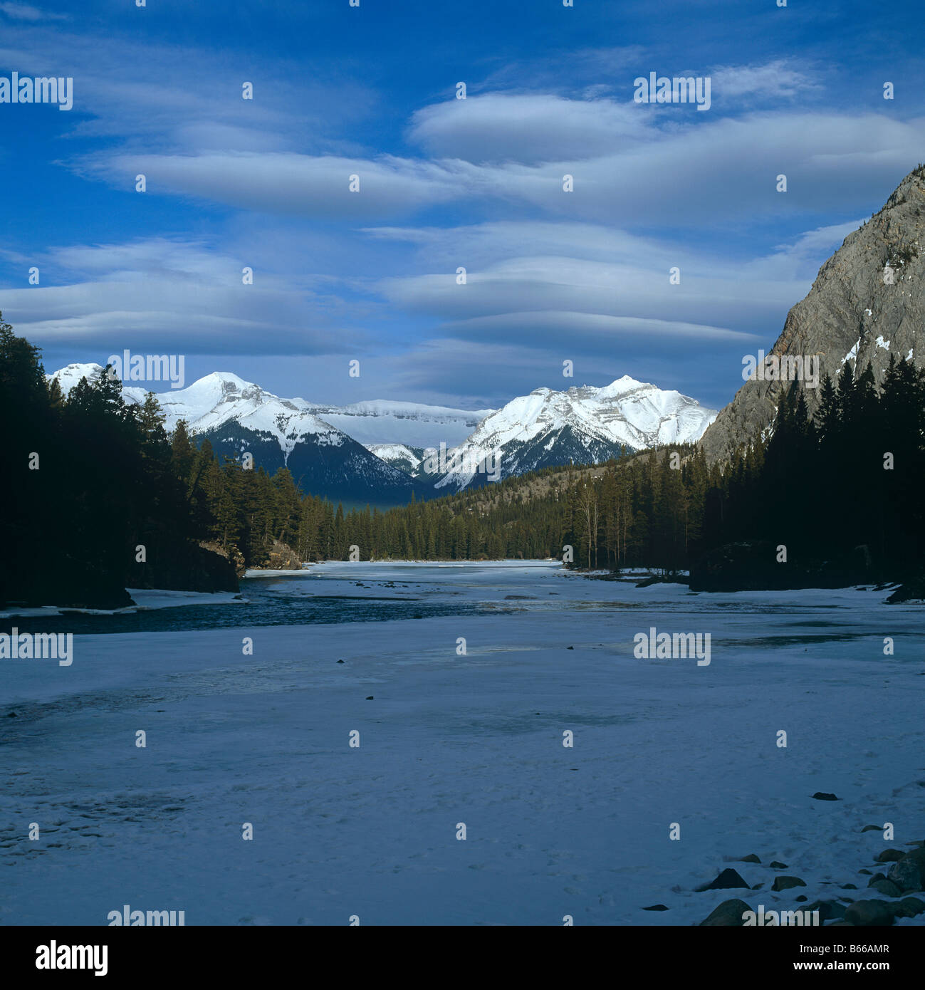 Bow River, Alberta, Canada Stock Photo - Alamy