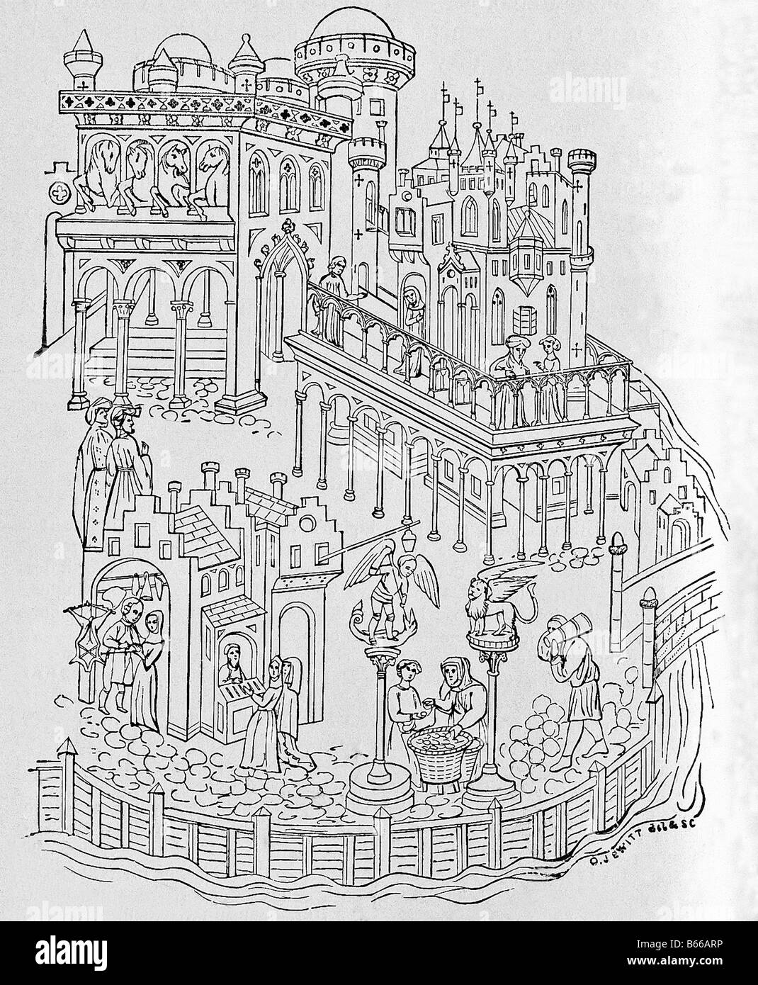 Basilica venice canal Black and White Stock Photos & Images - Alamy