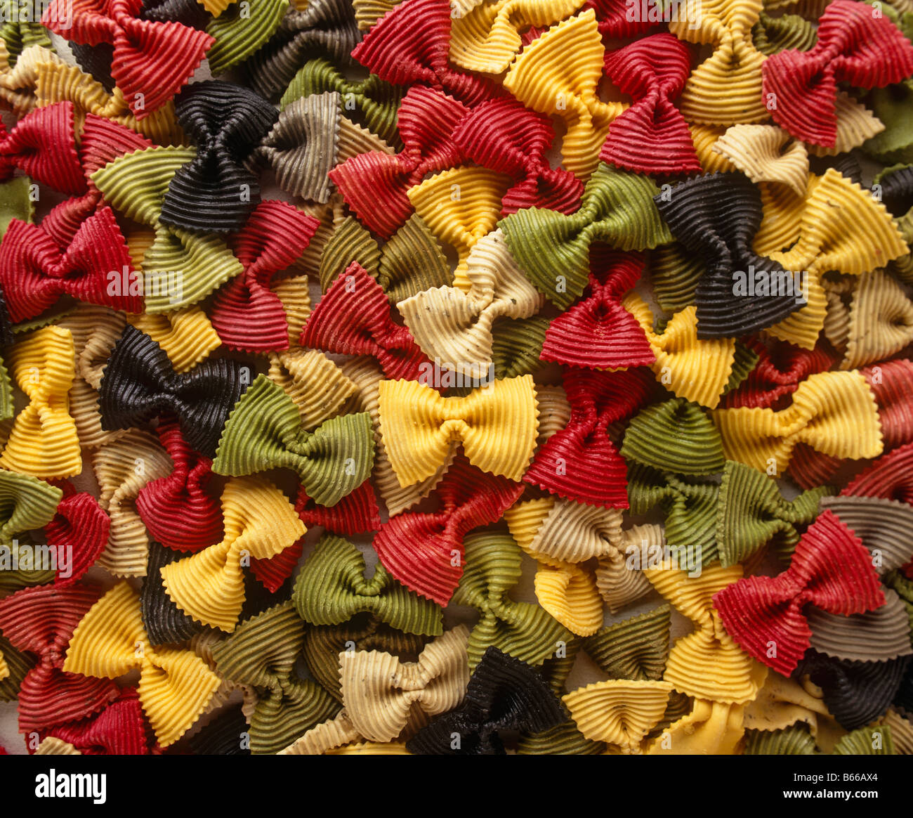 Farfalle or bow-tie pasta Stock Photo - Alamy