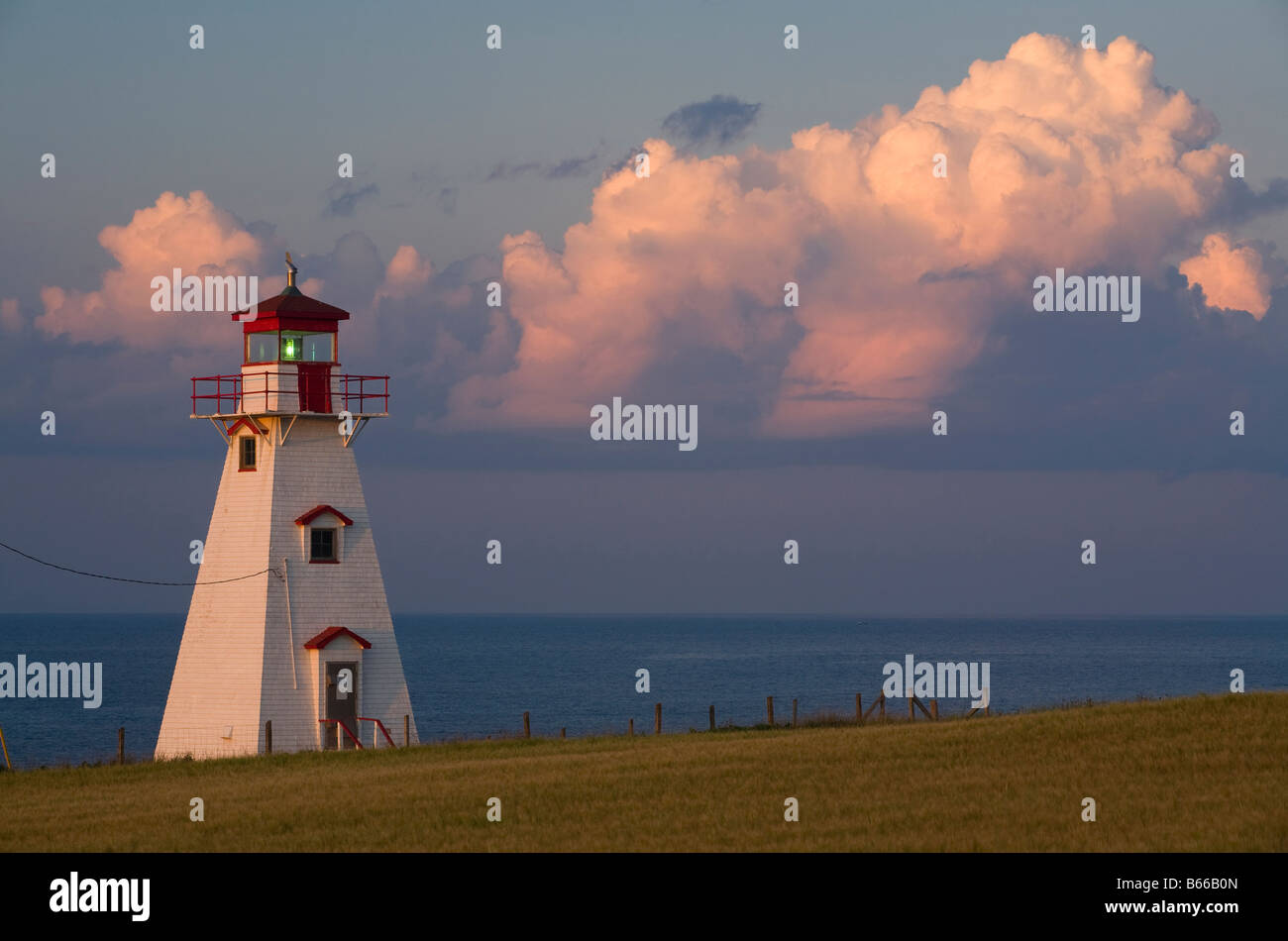 Cape Tryon lighthouse Prince Edward Island Canada Stock Photo - Alamy