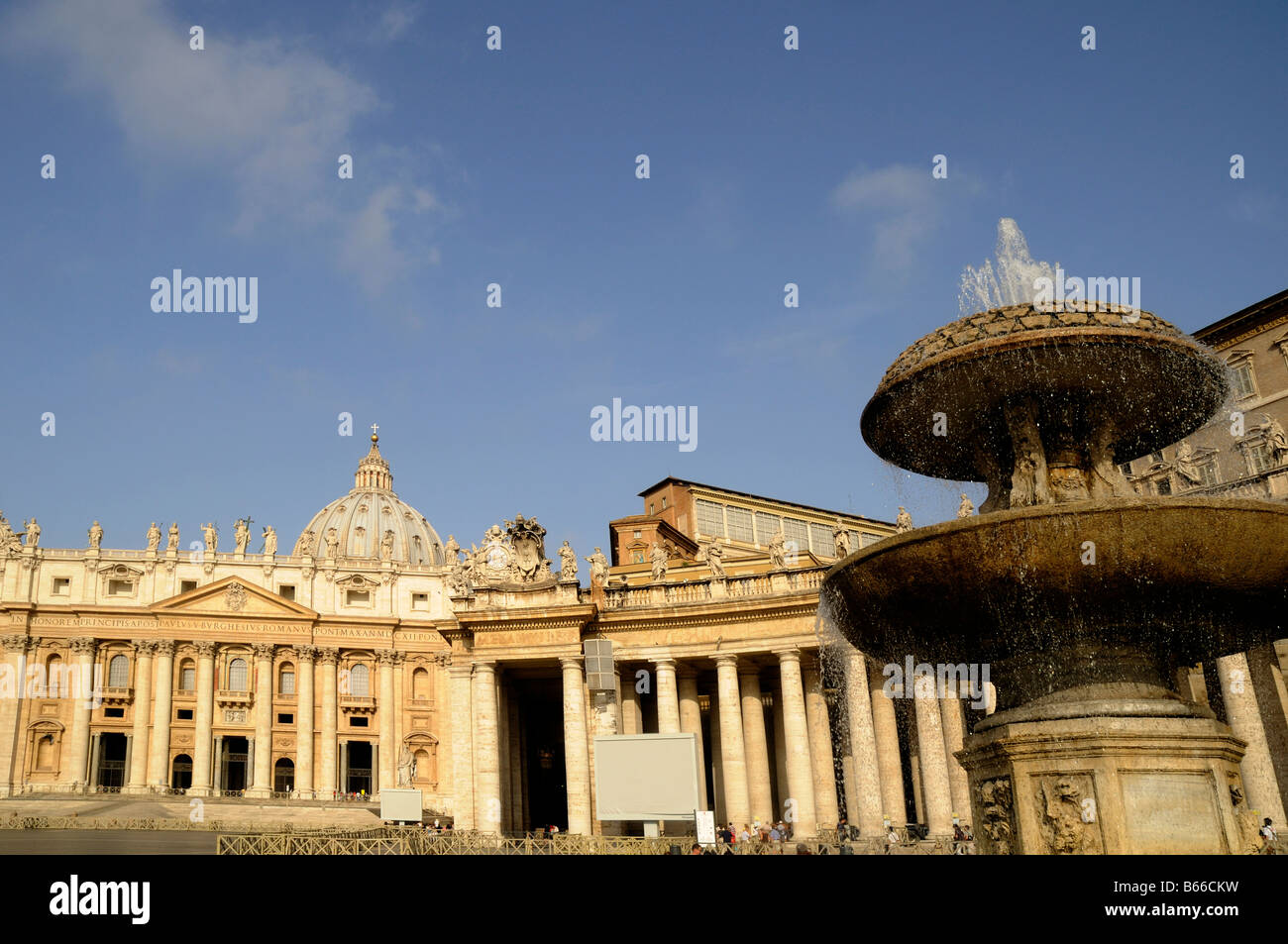 St Peter's Square in Rome Italy Stock Photo - Alamy