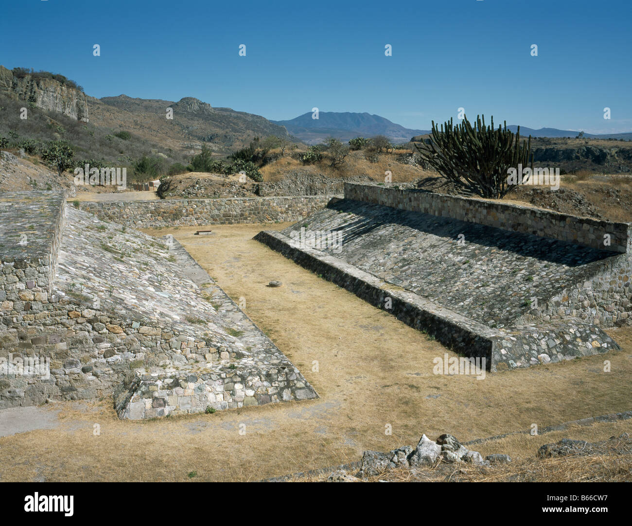 Yagul, Mexico. Ball Court Stock Photo - Alamy
