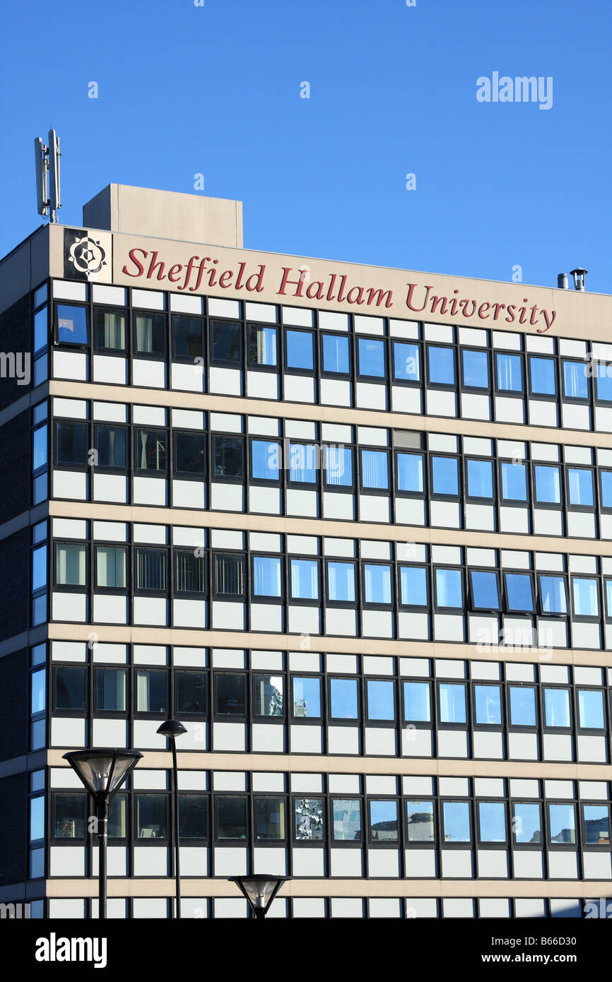 Sheffield hallam university campus building hi-res stock photography ...