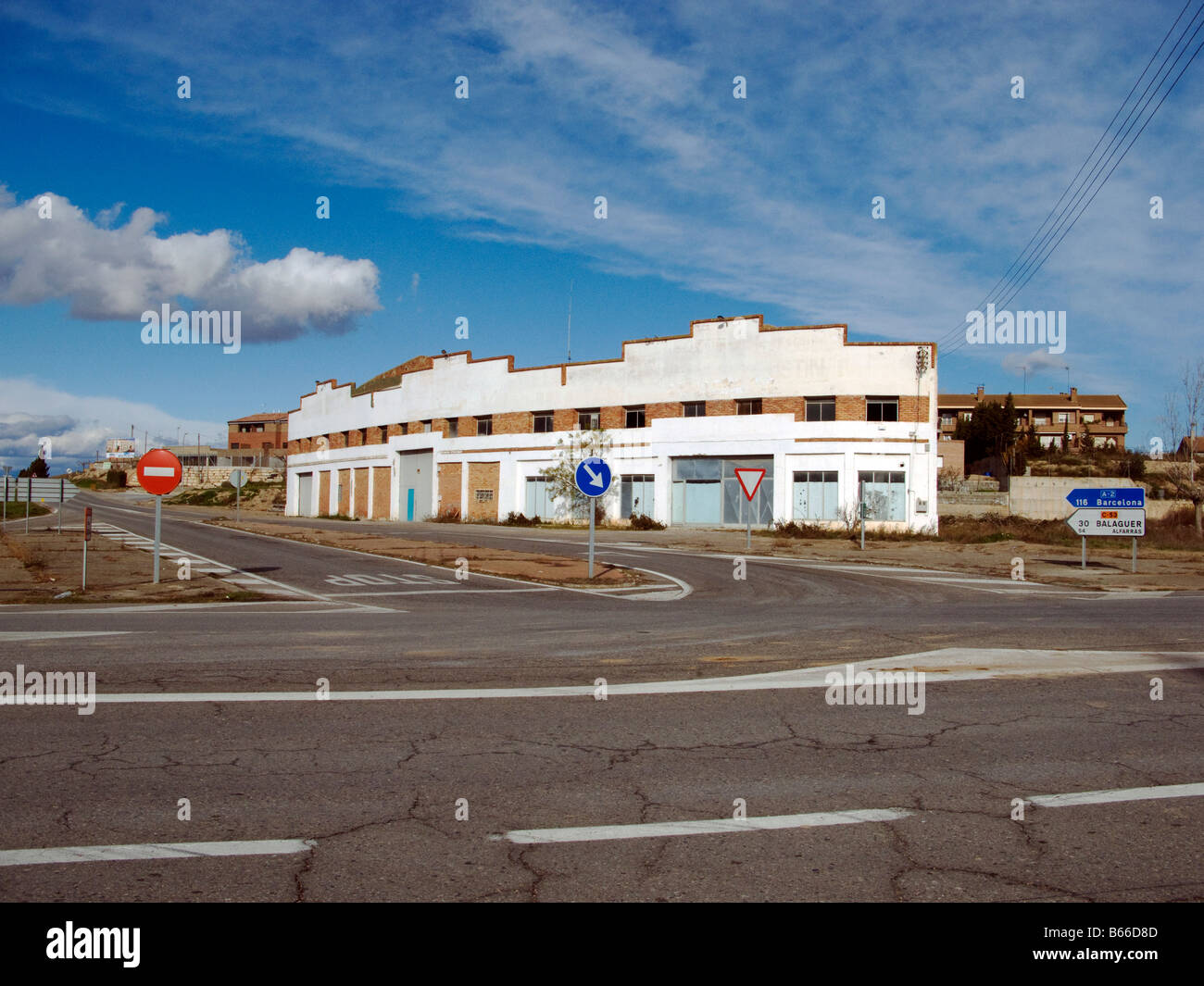 Unclear road signs hi-res stock photography and images - Alamy