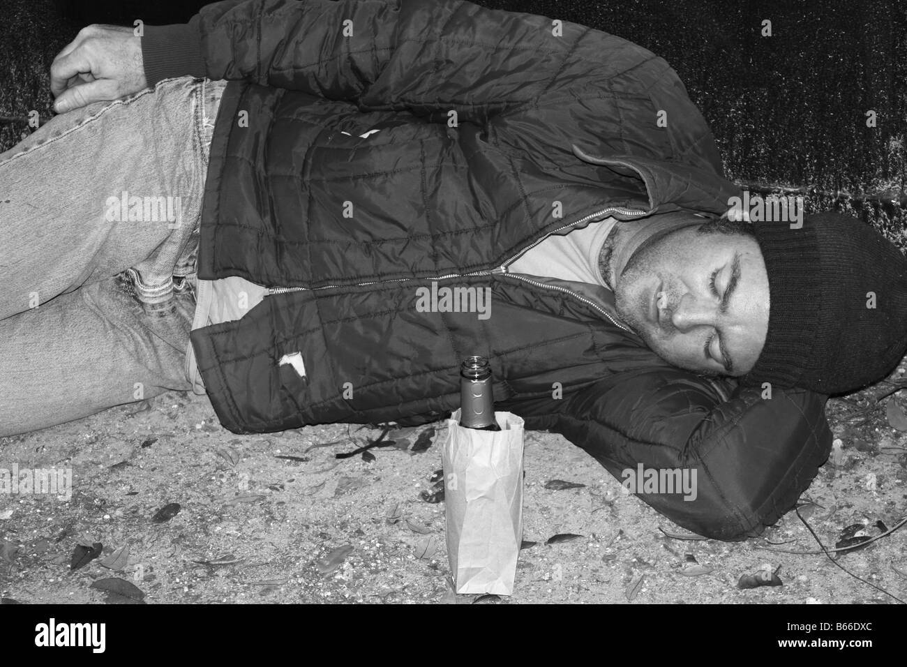 Scared man ground Black and White Stock Photos & Images - Alamy