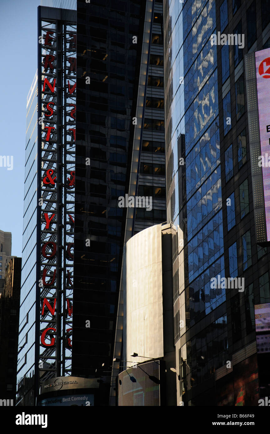 New York Times Square Buildings America USA Stock Photo - Alamy
