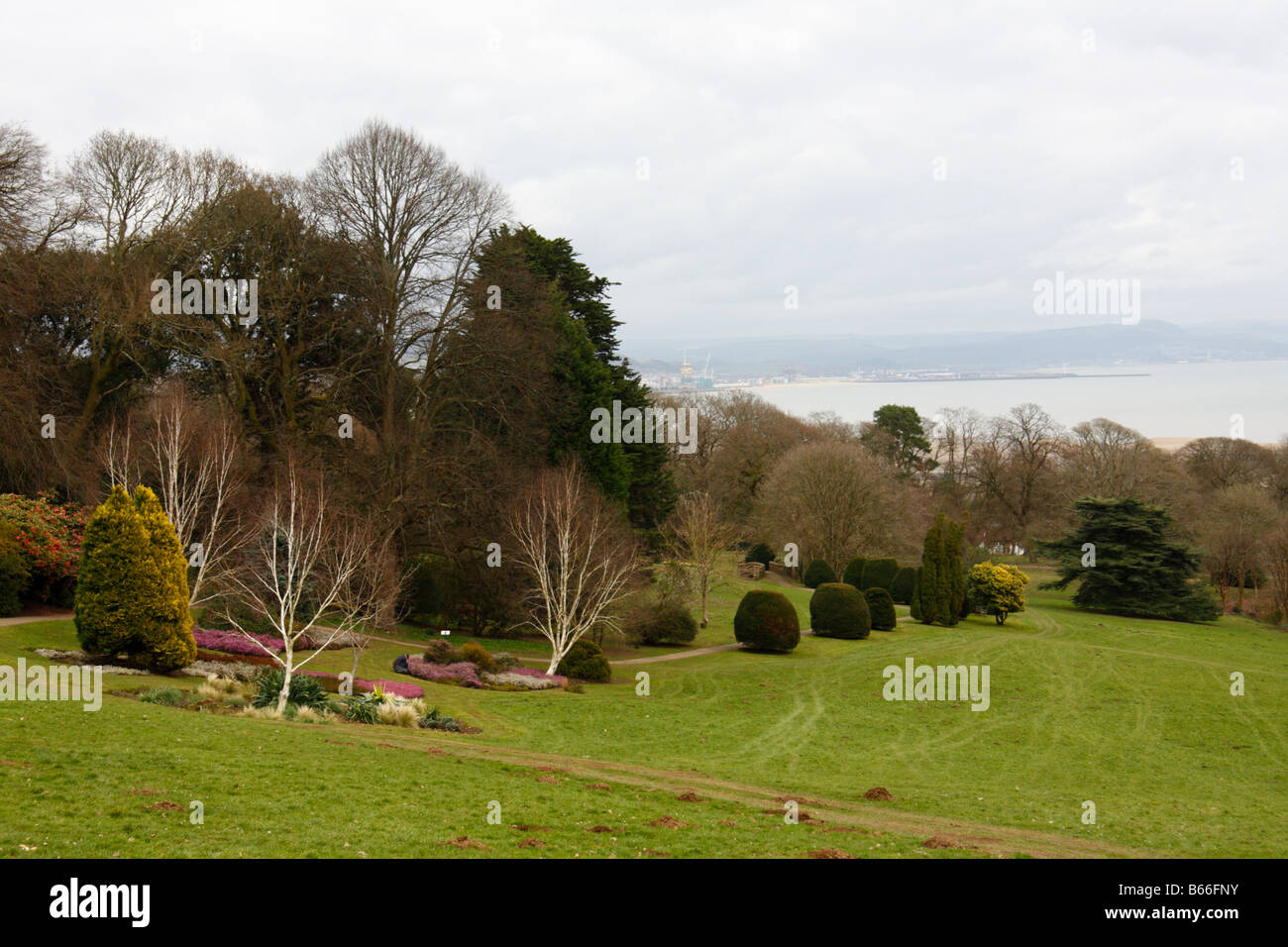 Clyne gardens swansea hi-res stock photography and images - Alamy