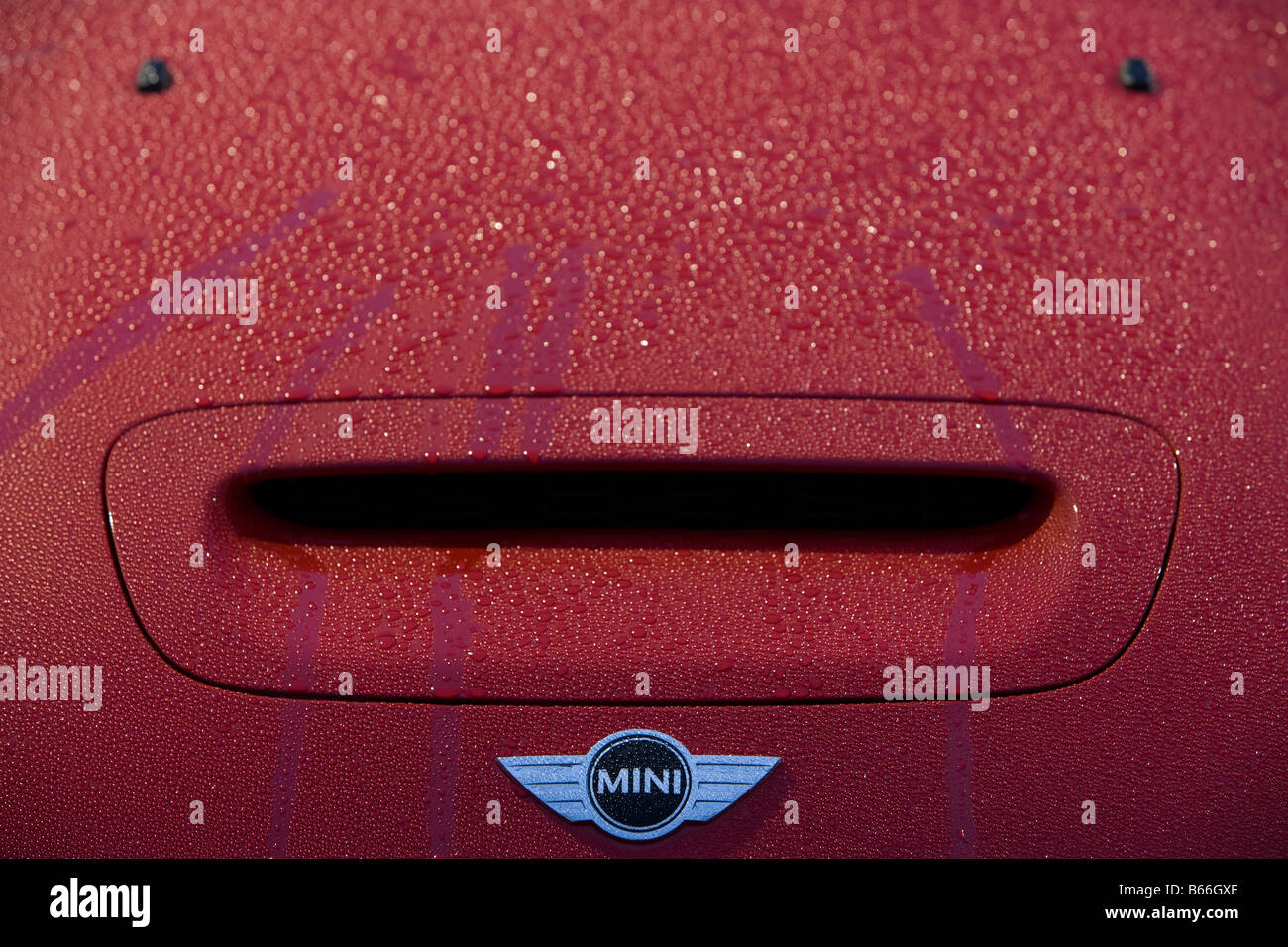 Detail of Mini Cooper car Stock Photo - Alamy