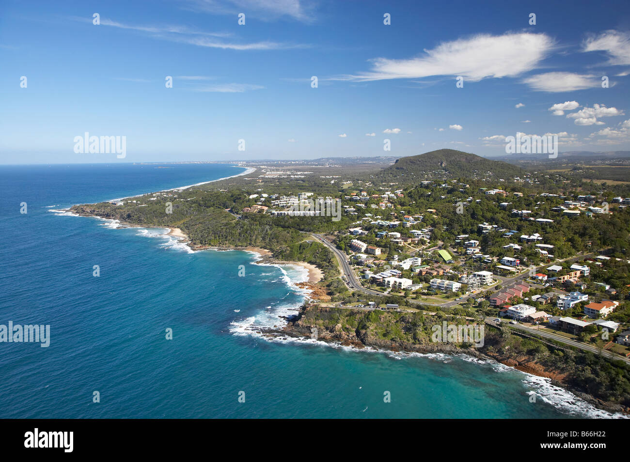 Point Arkwright and Point Perry near Coolum Beach Sunshine Coast ...