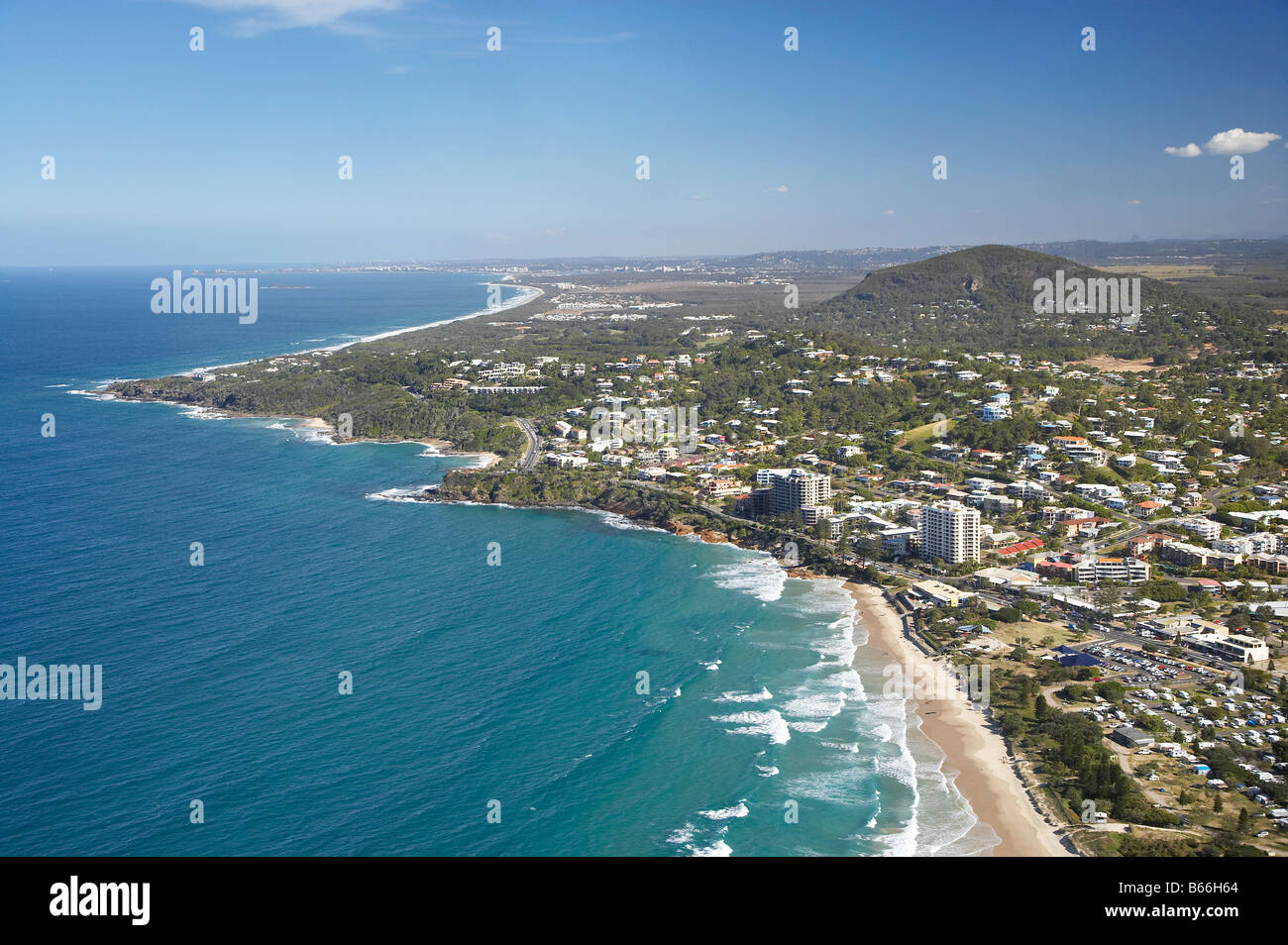 Coolum Beach and Point Arkwright Sunshine Coast Queensland Australia ...
