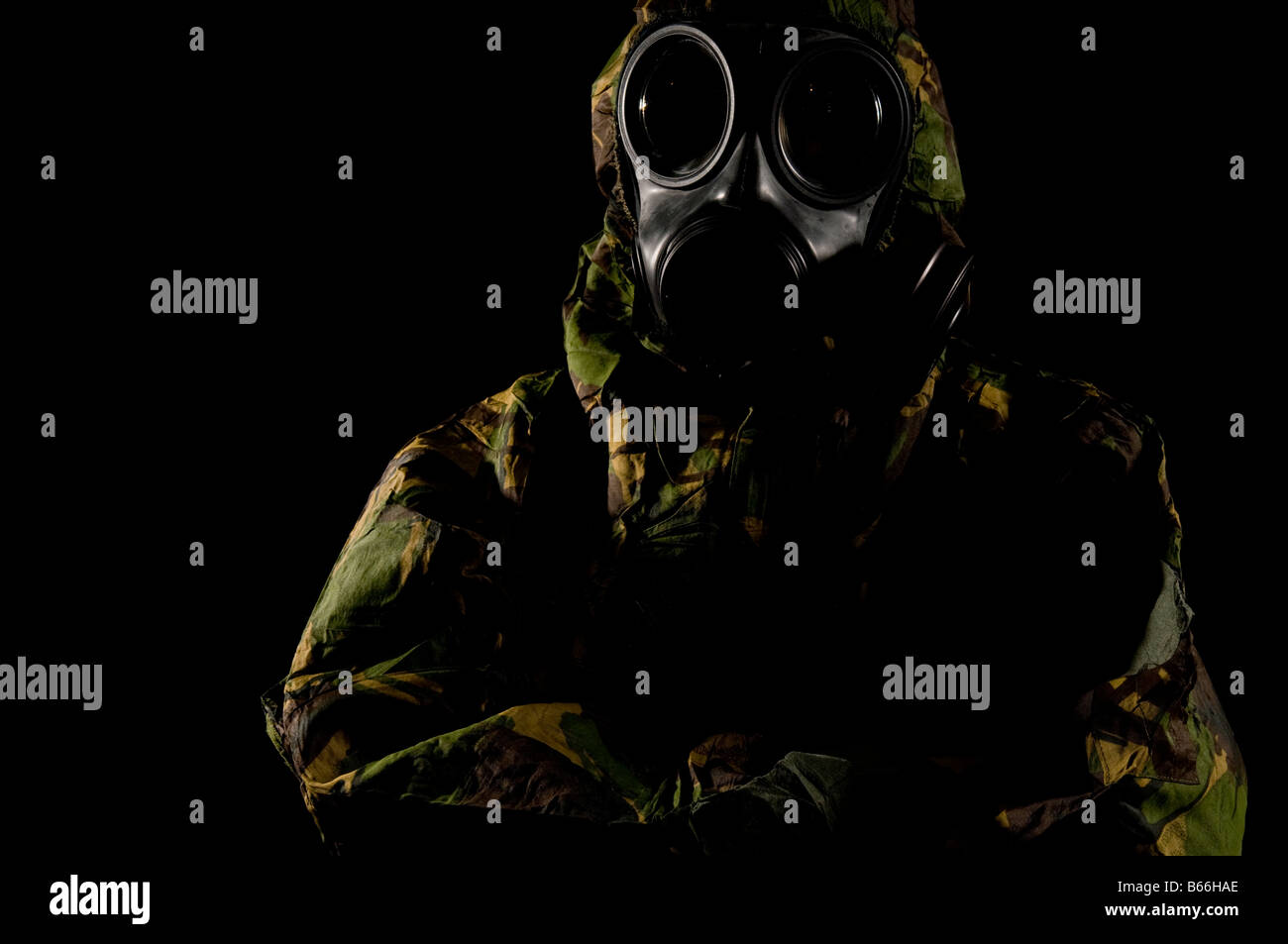 Biological warfare suit soldier hi-res stock photography and images - Alamy