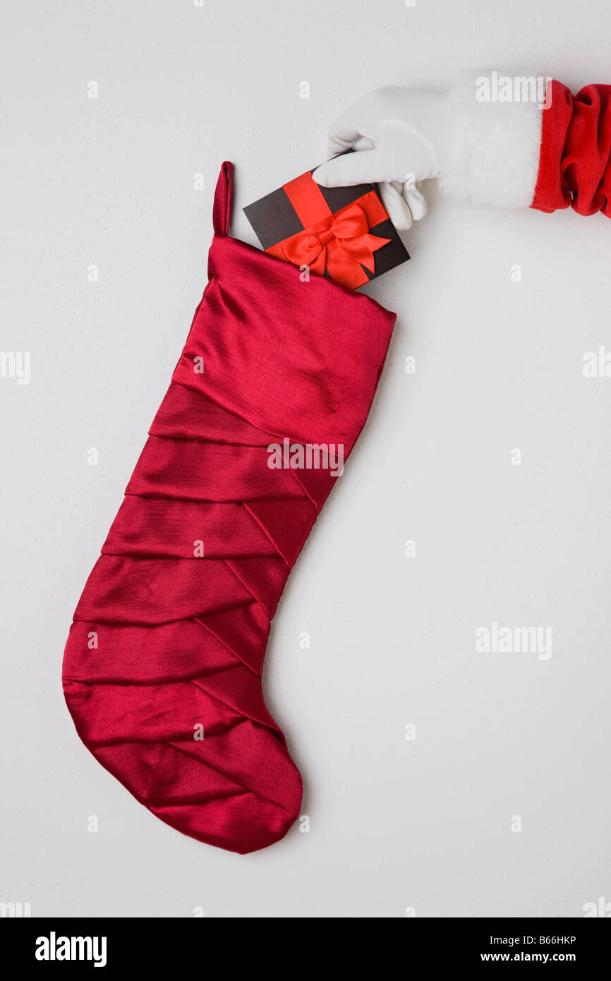 Santa present hi-res stock photography and images - Alamy