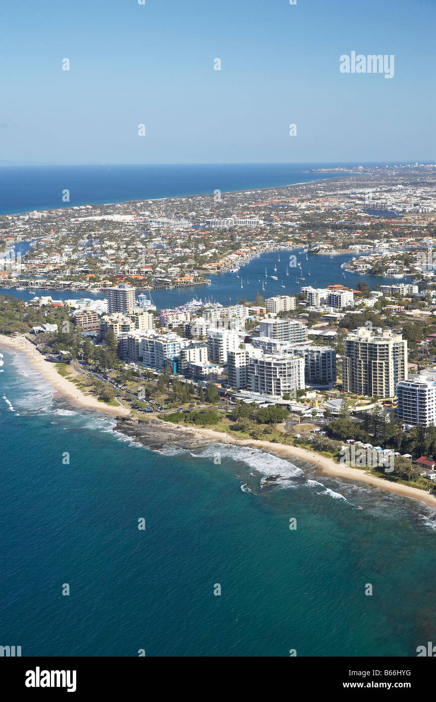 Mooloolaba Beach Mooloolaba Sunshine Coast Queensland Australia aerial ...