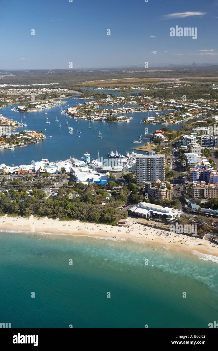 Mooloolaba Beach Mooloolaba Sunshine Coast Queensland Australia aerial ...