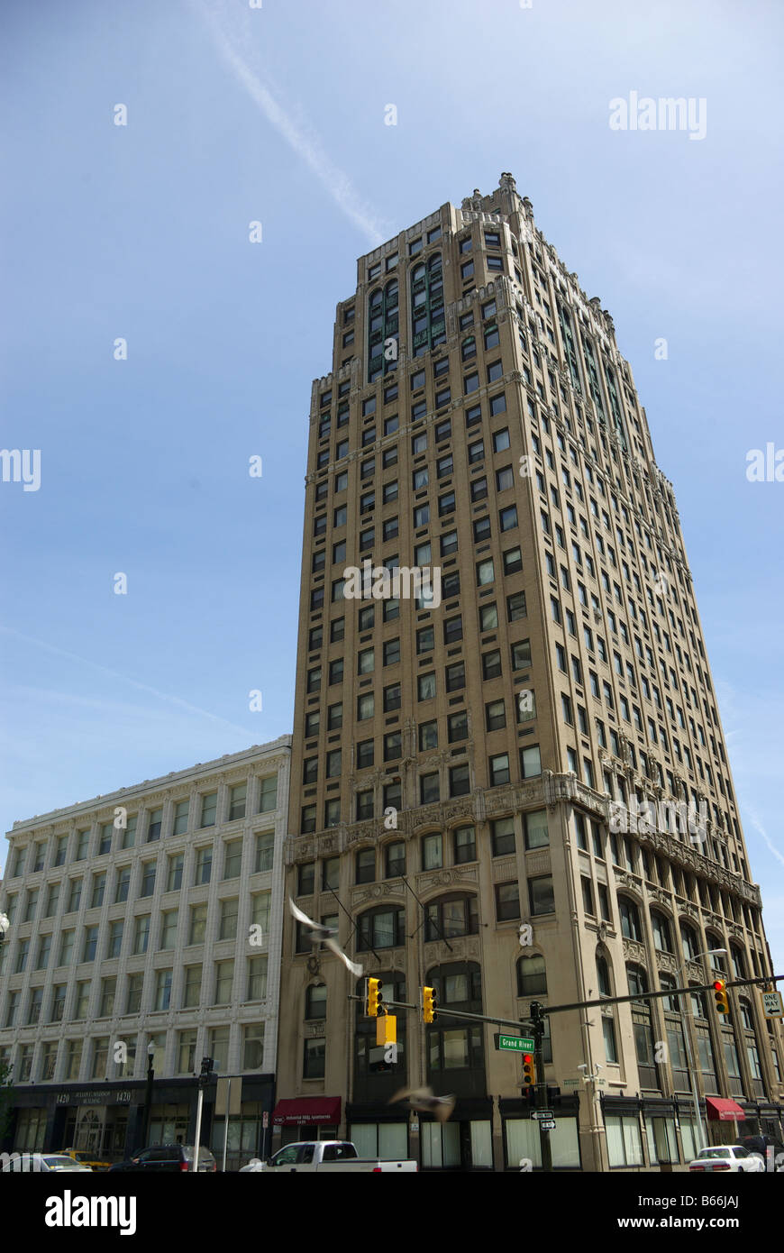 Downtown towers in detroit hi-res stock photography and images - Alamy