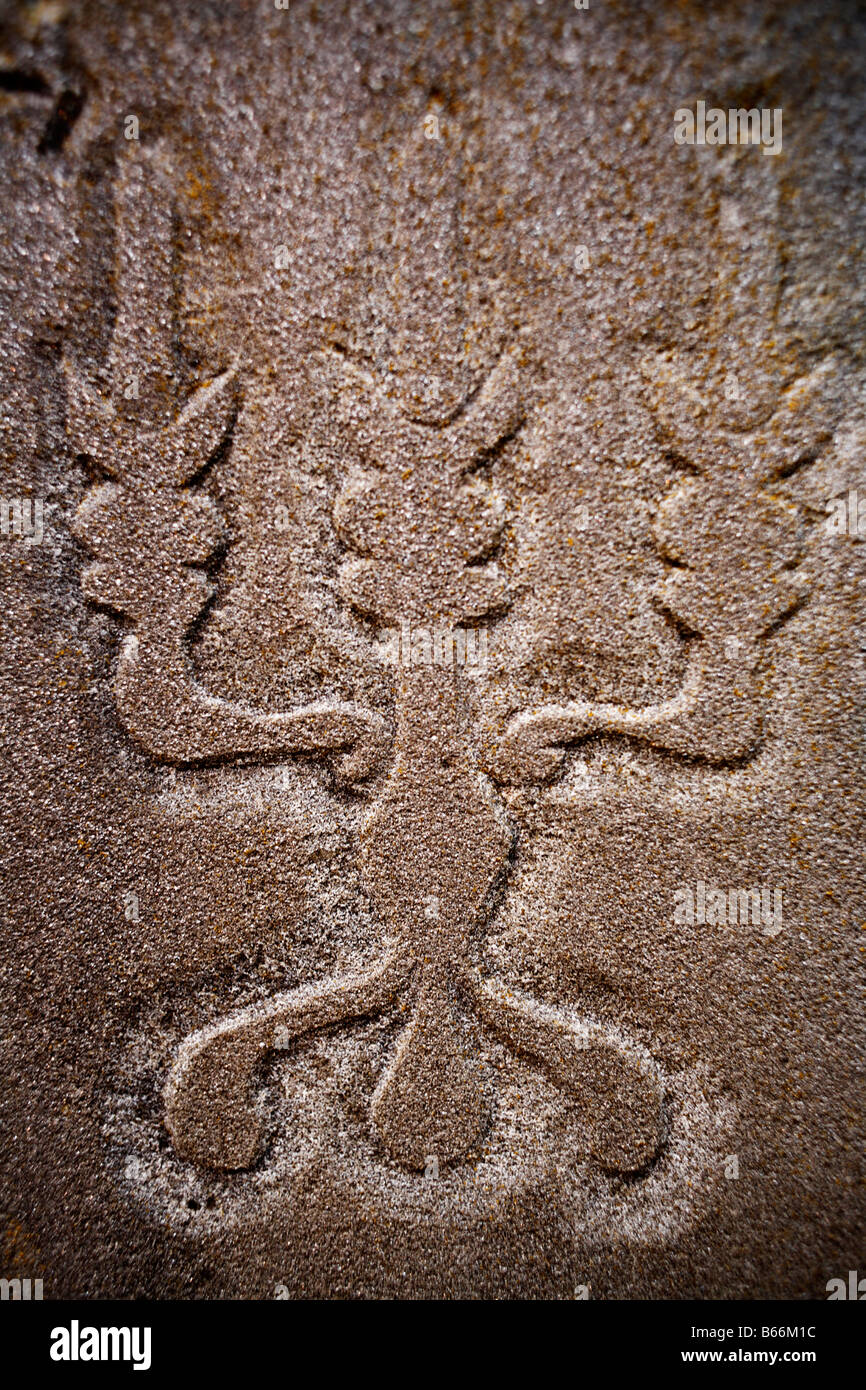 Stone bas relief carved tombstone hi-res stock photography and images ...
