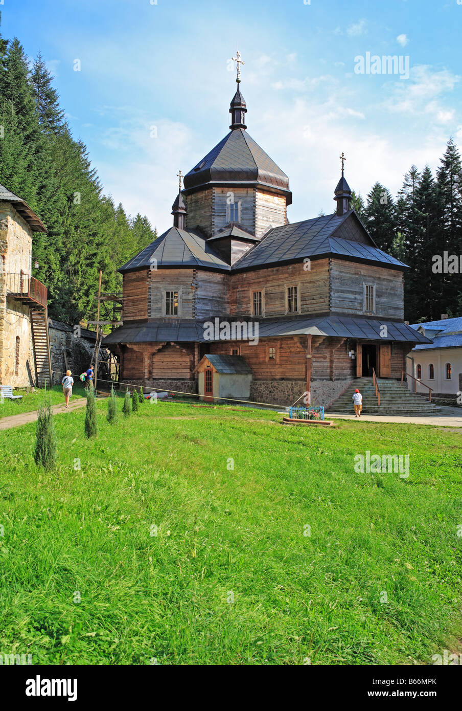 Orthodox monastery Manyava, Zakarpattia Oblast, Ukraine Stock Photo - Alamy