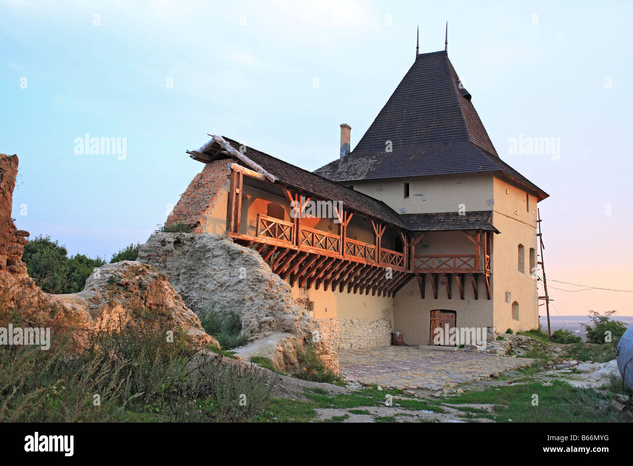 Reconstruction of medieval fortress Halych, Ivano Frankivsk Oblast ...