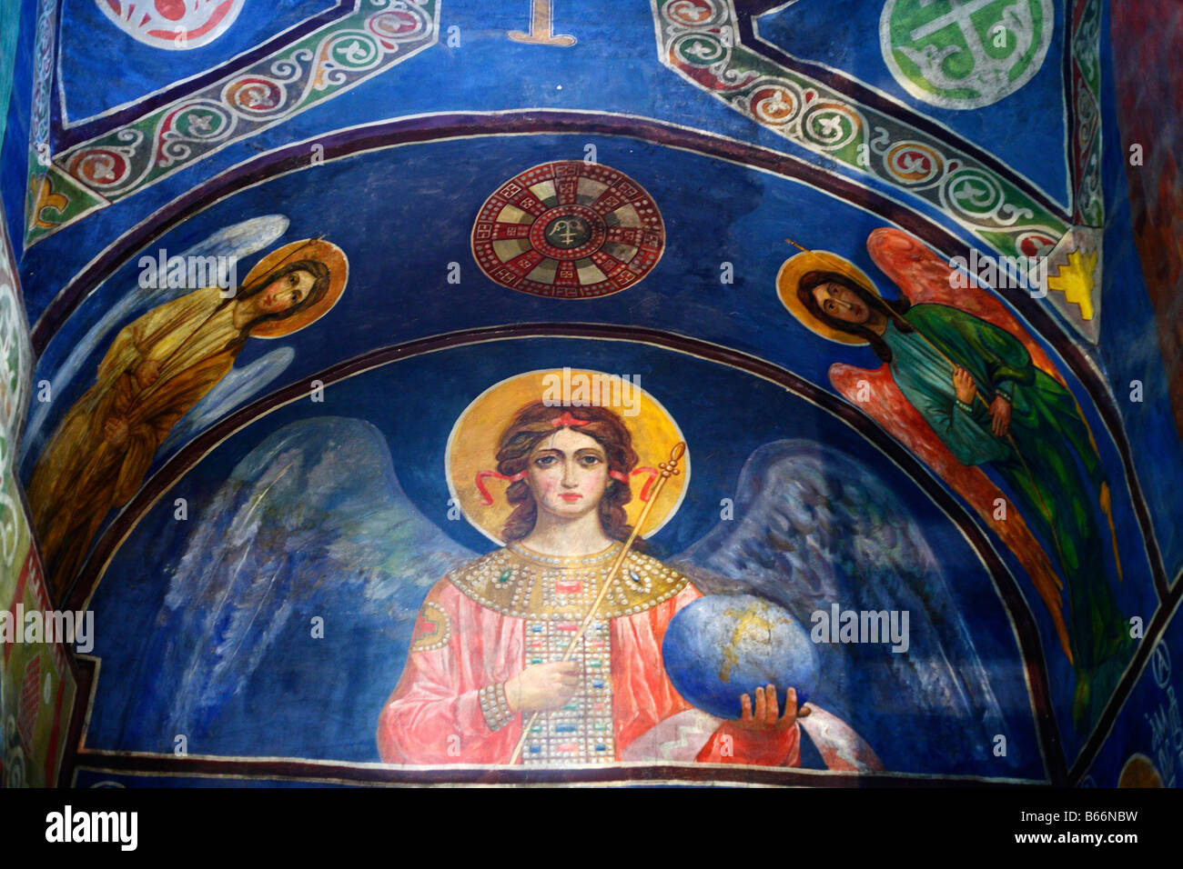 Angel, fresco inside the St. Cyril's church by Mikhail Vrubel, Kiev ...