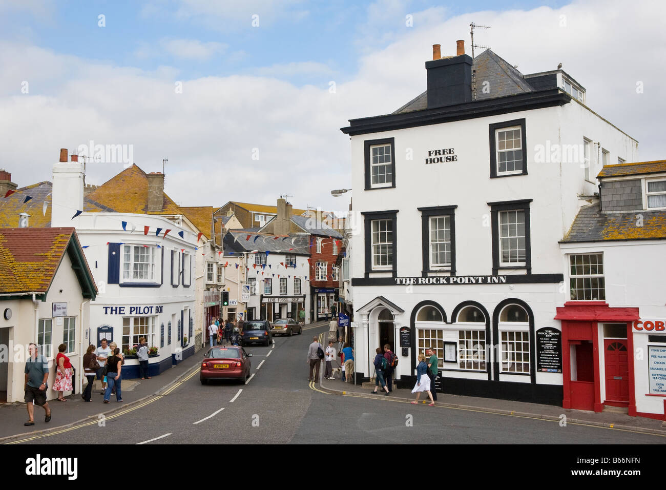 Lyme Regis town in West Dorset, England Stock Photo - Alamy