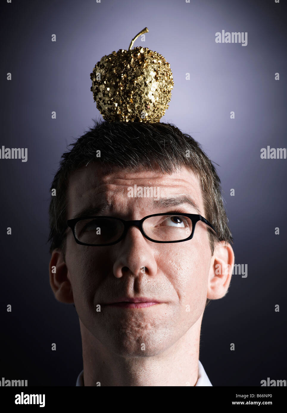 Gold apple concepts hi-res stock photography and images - Alamy