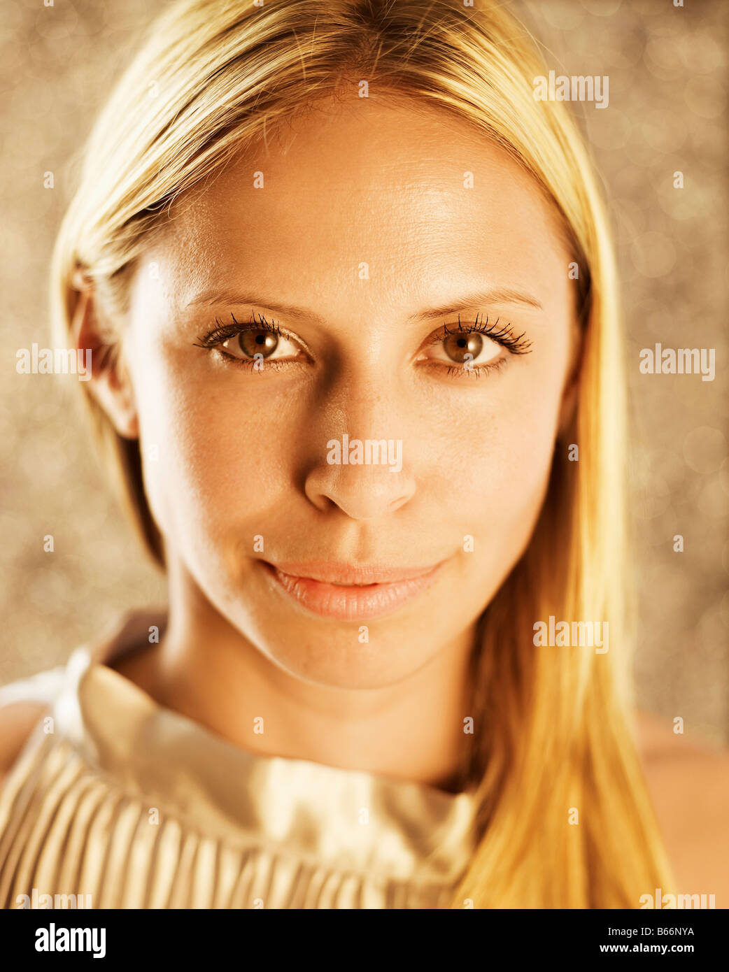 Portrait of Mid-Adult Woman Stock Photo - Alamy