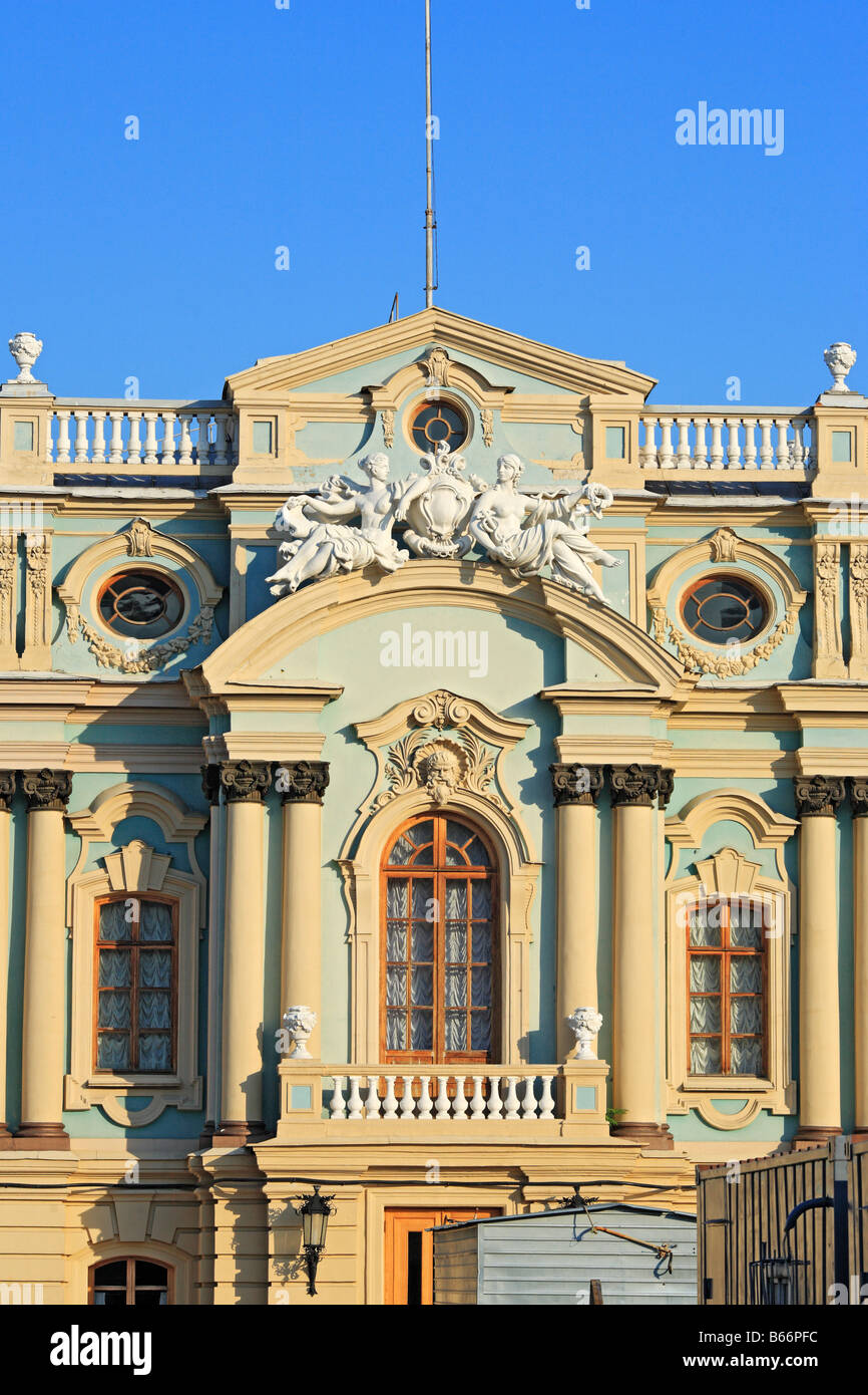Mariyinsky Palace (1744), architect Bartolomeo Rastrelli, ceremonial ...