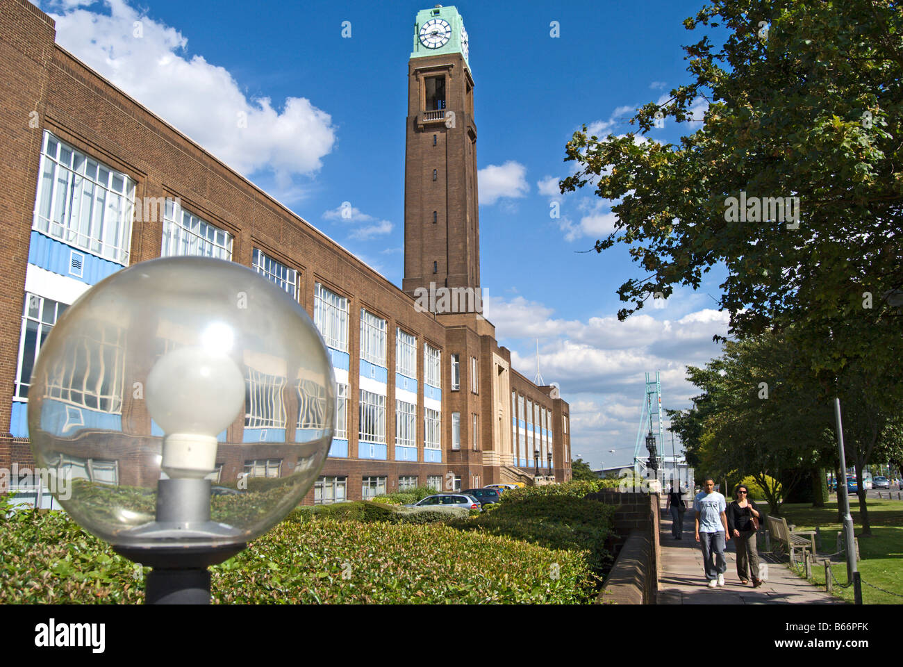 Gillette Building and Tower, a 1930s landmark in an industrial section ...